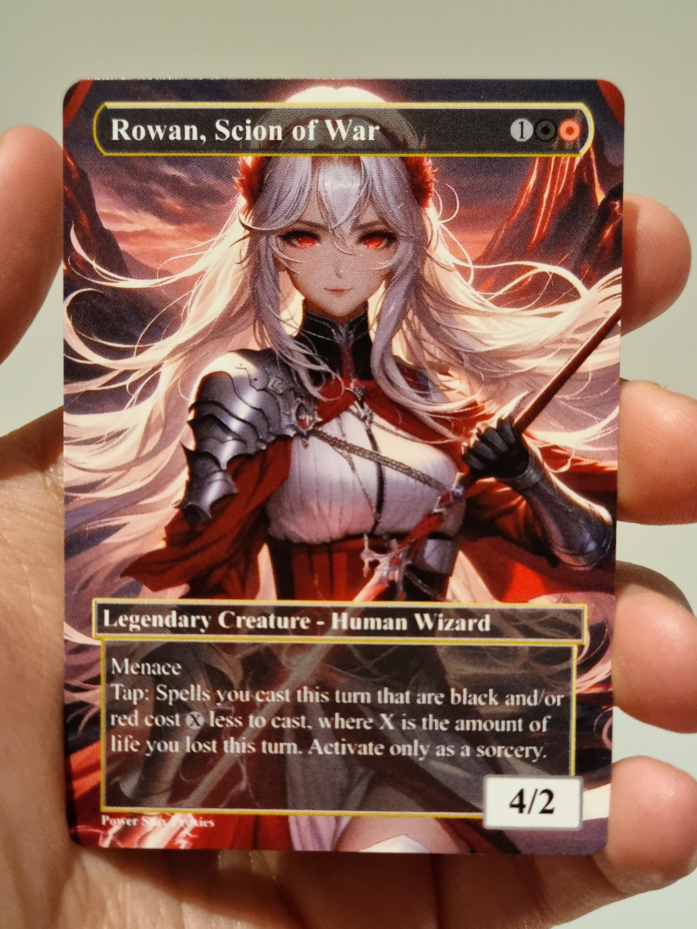 Rowan, Scion of War MTG Proxy Custom Card, Full Art EDH - Etsy
