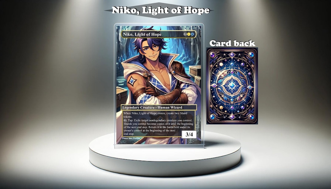 Niko, Light of Hope - MTG Proxy Custom Card, Full Art EDH - Etsy