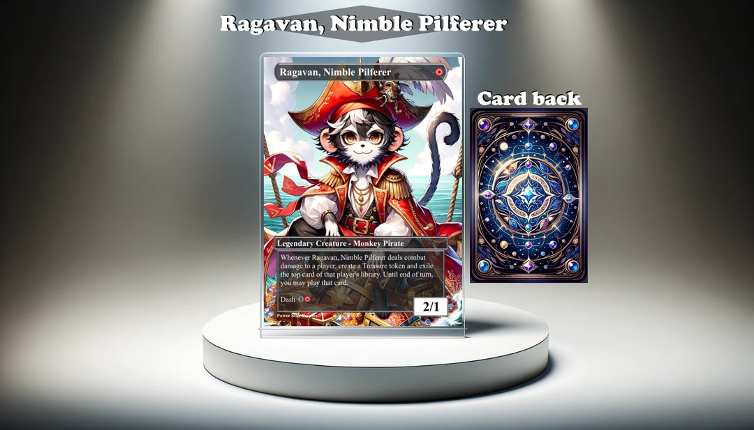 Ragavan, Nimble Pilferer - MTG Custom Card, Full Art EDH - Etsy