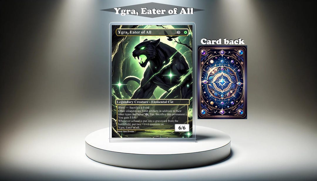 Ygra, Eater of All - MTG Proxy Custom Card, Full Art EDH - Etsy