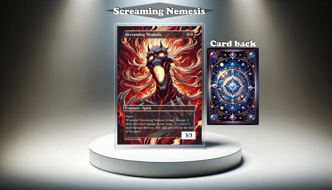 Screaming Nemesis - MTG Proxy Custom Card, Full Art EDH - Etsy