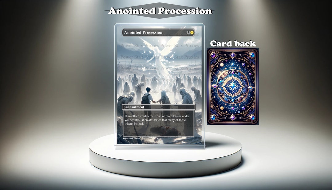 Anointed Procession - MTG Proxy Custom Card, Full Art EDH - Etsy