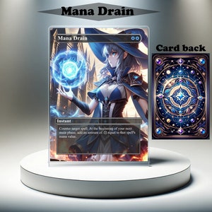Mana Drain MTG Proxy Custom Card, Full Art EDH - Etsy