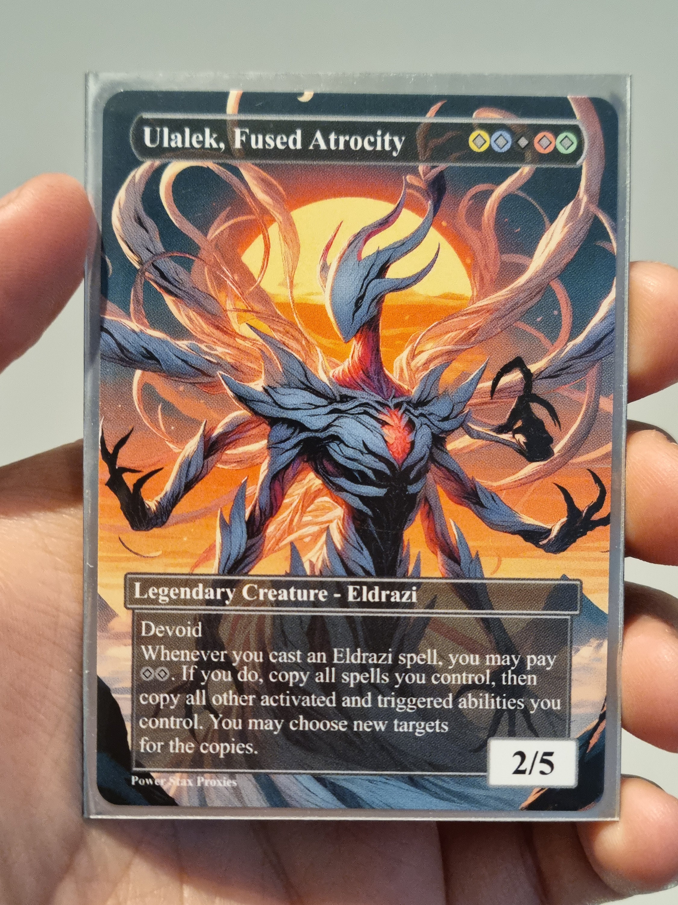 Ulalek, Fused Atrocity MTG Proxy Custom Card, Full Art EDH - Etsy