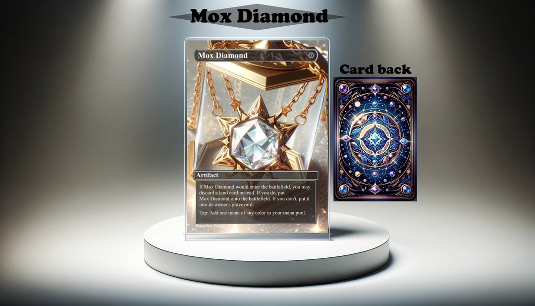 Mox Diamond - MTG Proxy Custom Card, Full Art EDH - Etsy