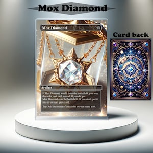 Mox Diamond MTG Proxy Custom Card, Full Art EDH - Etsy