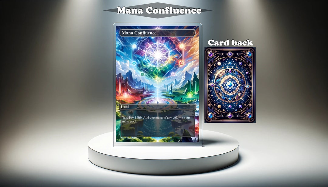 Mana Confluence - MTG Proxy Custom Card, Full Art EDH - Etsy