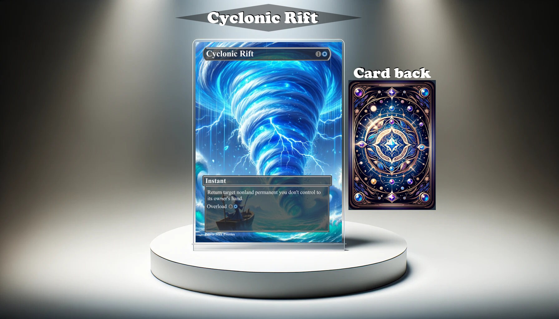 Cyclonic Rift MTG Proxy Custom Card, Full Art EDH - Etsy