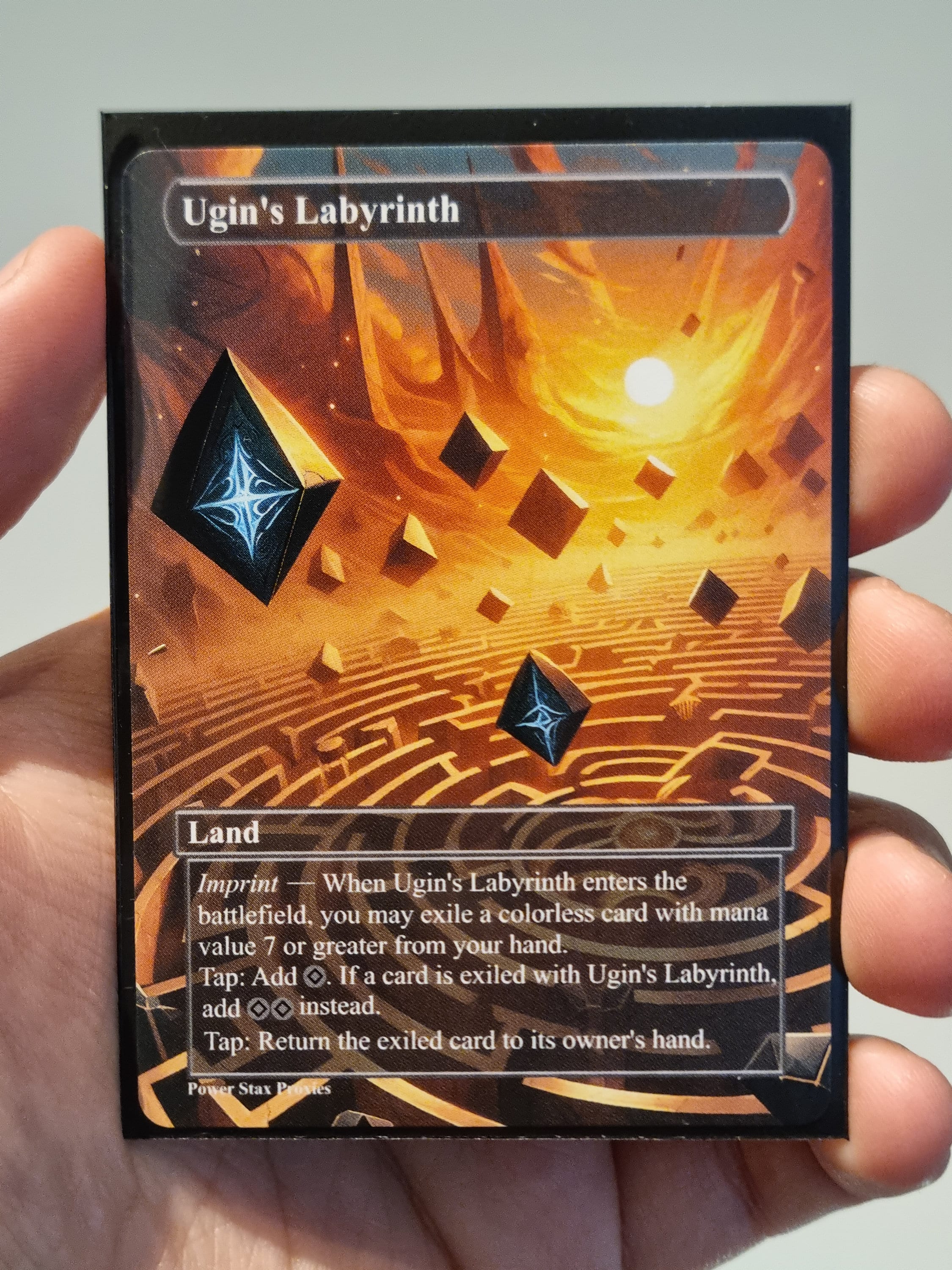 Ugin's Labyrinth MTG Proxy Custom Card, Full Art EDH - Etsy
