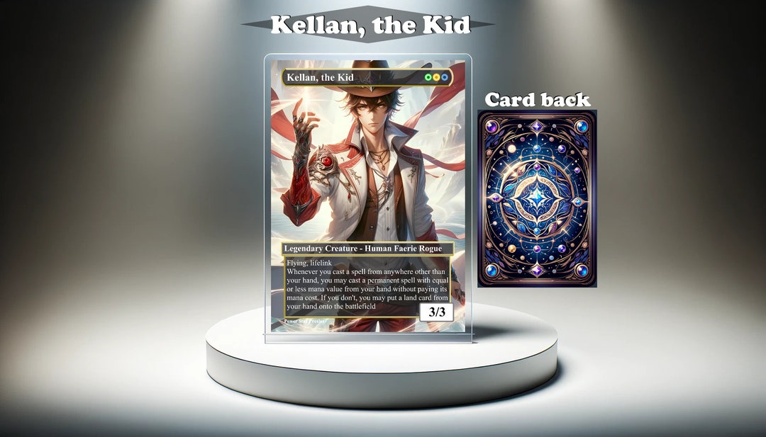Kellan, the Kid - MTG Proxy Custom Card, Full Art EDH - Etsy