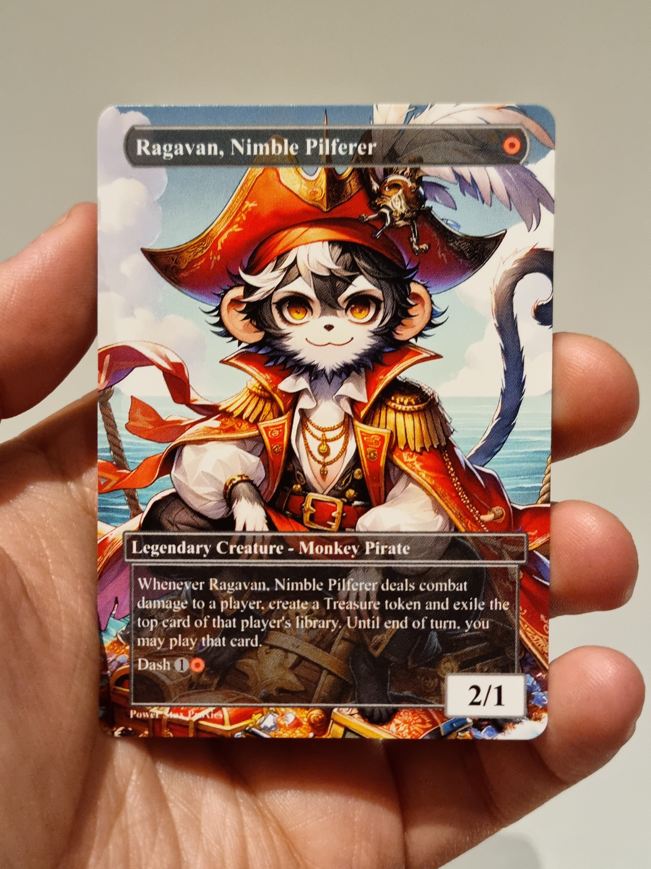 Ragavan, Nimble Pilferer MTG Custom Card, Full Art EDH - Etsy