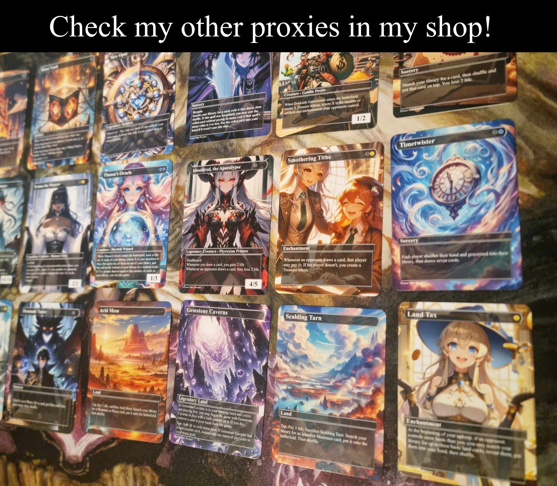 Sheoldred, the Apocalypse anime Version MTG Proxy Custom Card, Full Art ...