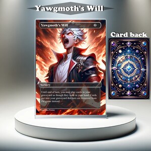 Yawgmoth's Will - MTG Proxy Custom Card, Full Art EDH - Etsy