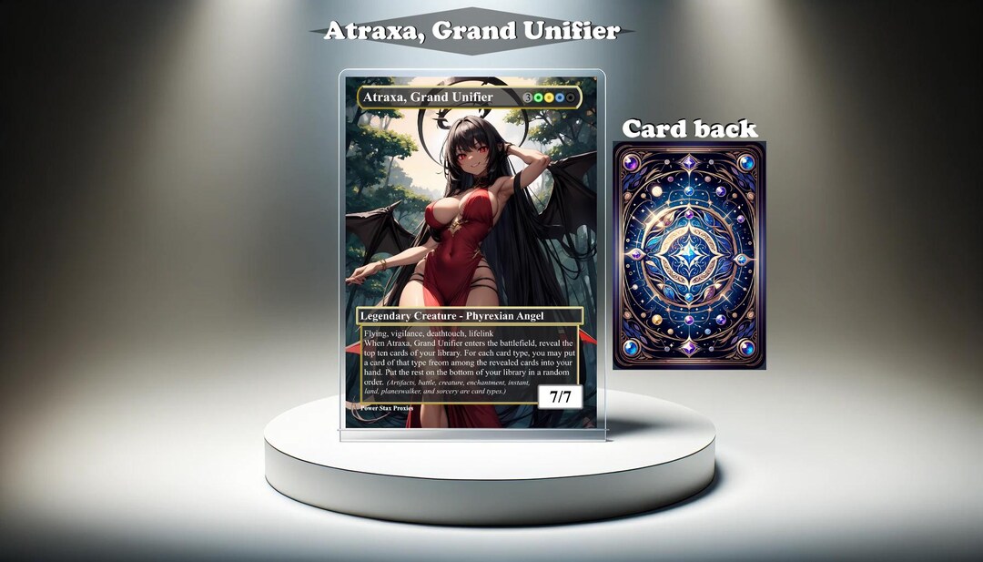Atraxa, Grand Unifier - MTG Proxy Custom Card, Full Art EDH - Etsy