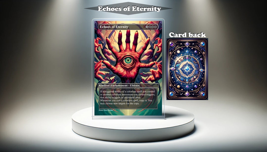 Echoes of Eternity - MTG Proxy Custom Card, Full Art EDH - Etsy