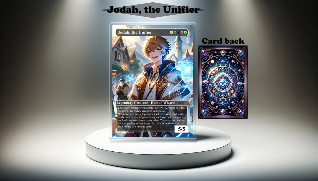 Jodah, the Unifier MTG Proxy Custom Card, Full Art EDH - Etsy