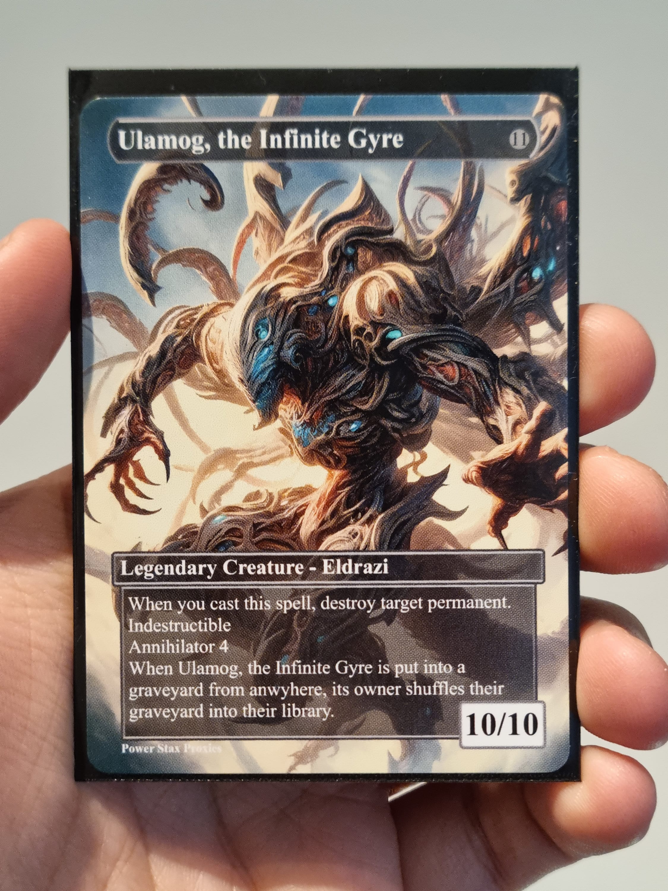 Ulamog, the Infinite Gyre MTG Proxy Custom Card, Full Art EDH - Etsy