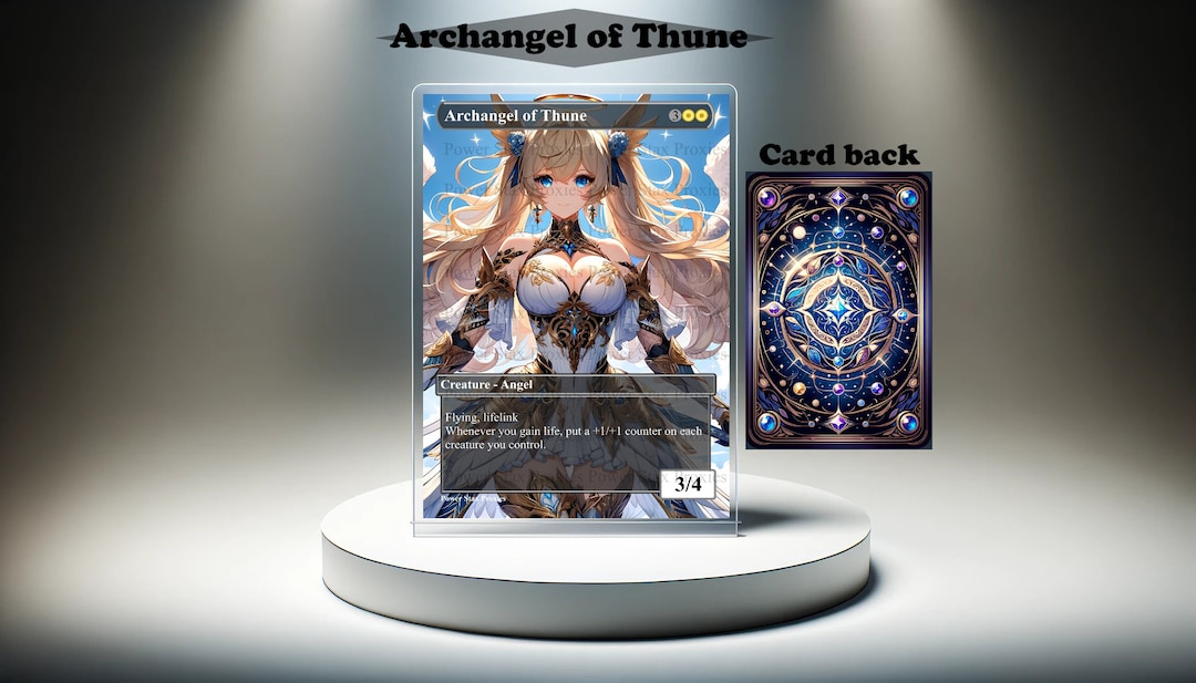 Archangel of Thune MTG Proxy Custom Card, Full Art EDH - Etsy