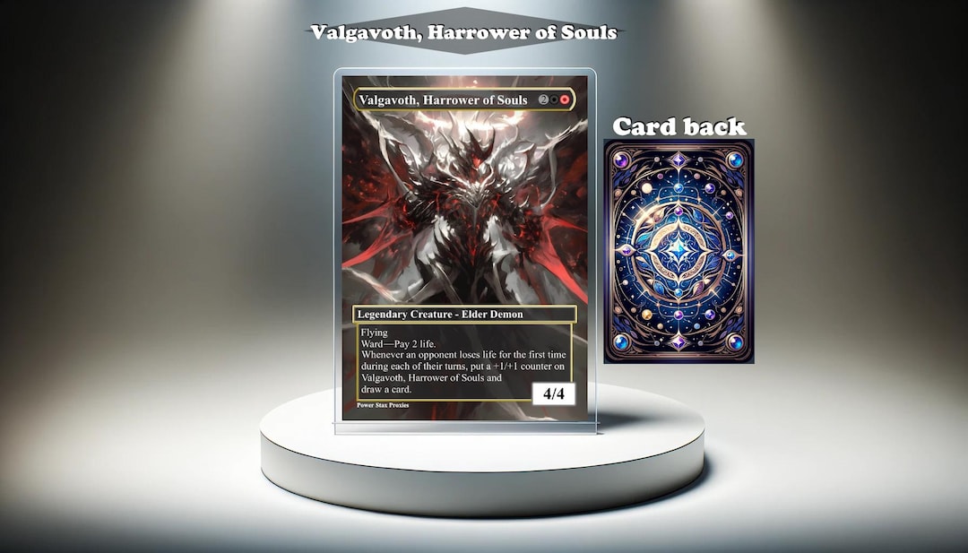 Valgavoth, Harrower of Souls - MTG Proxy Custom Card, Full Art EDH - Etsy