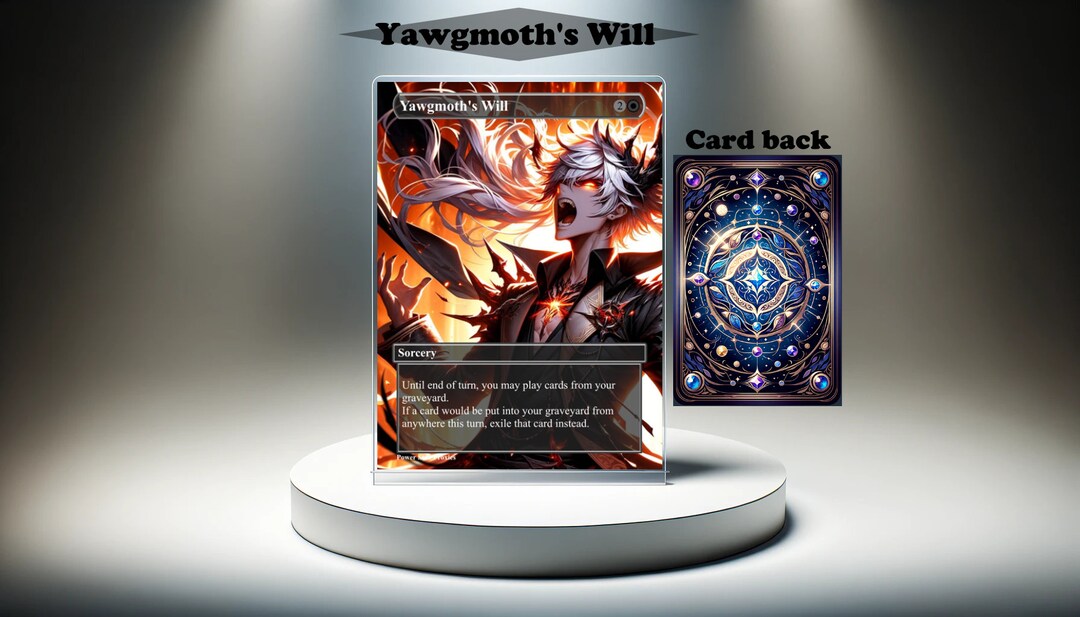 Yawgmoth's Will MTG Proxy Custom Card, Full Art EDH - Etsy