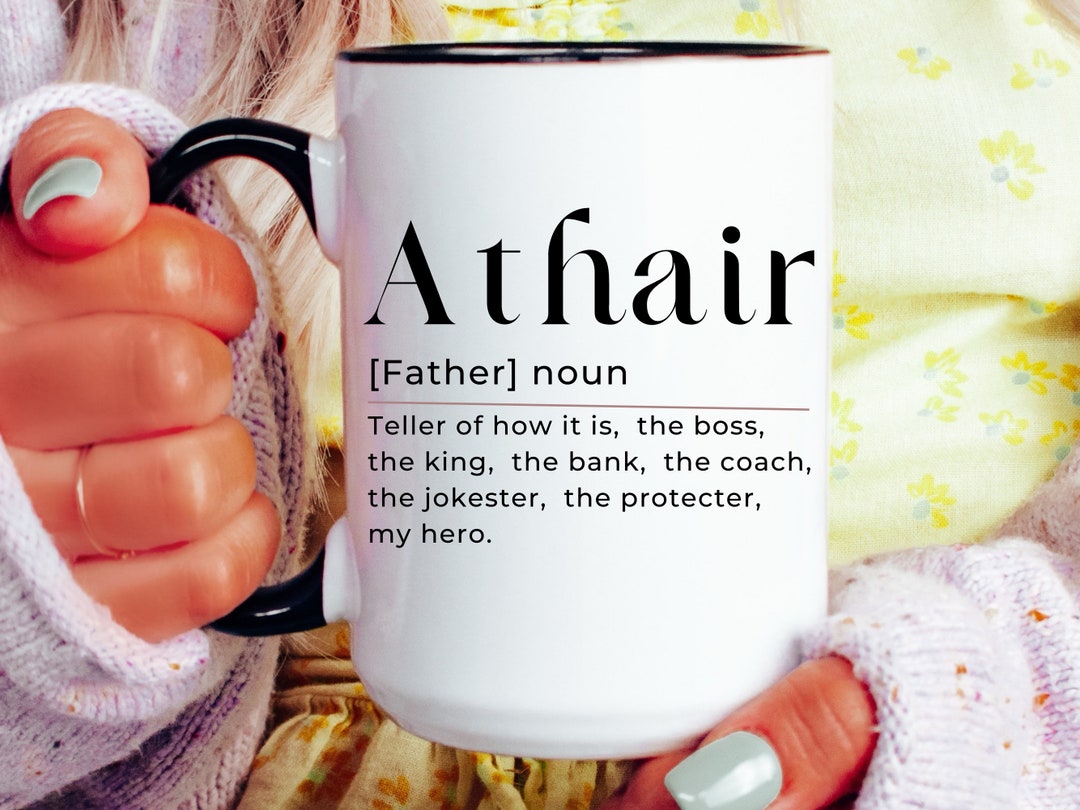 Athair Father in Irish Gaelic Mug,irish Father Mug,athair Father Mug ...