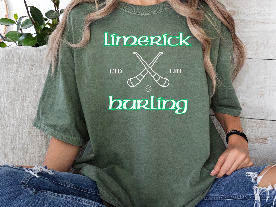 Limerick Hurling Unisex T-shirt,limerick Hurling Shirt,gaelic Sports ...