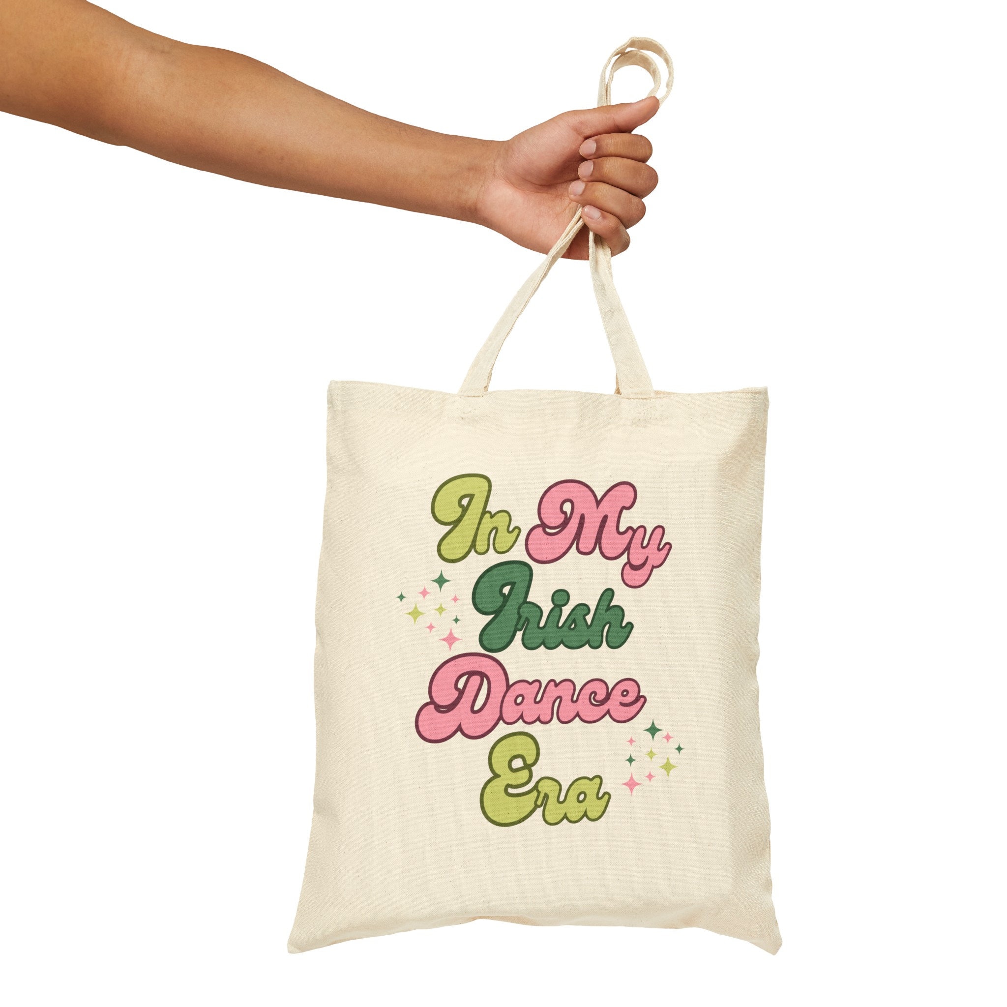 In My Irish Dance Era Cotton Canvas Tote Bag,irish Dance Bag,irish ...
