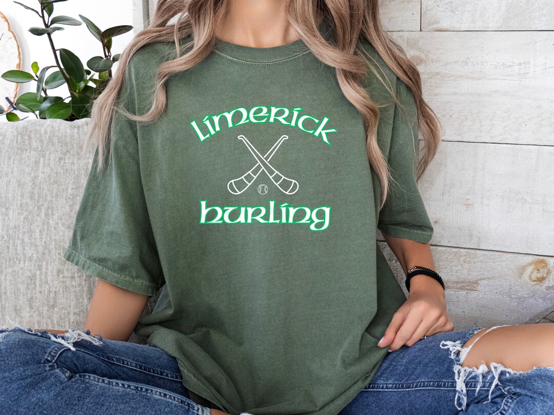 Limerick Hurling Unisex T-shirt,limerick Hurling Shirt,gaelic Sports ...