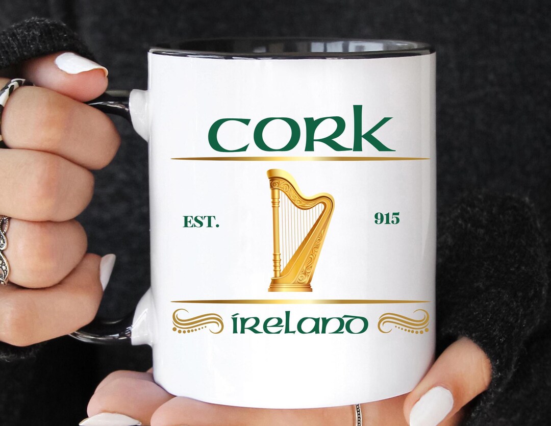 Cork Ireland Two Toned Coffee Mug 11 15oz,cork Ireland Gifts,cork Mugs ...