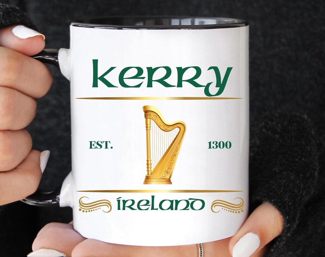 Kerry Ireland Two Toned Coffee Mug 11oz 15oz,kerry Irish Mug,kerry ...