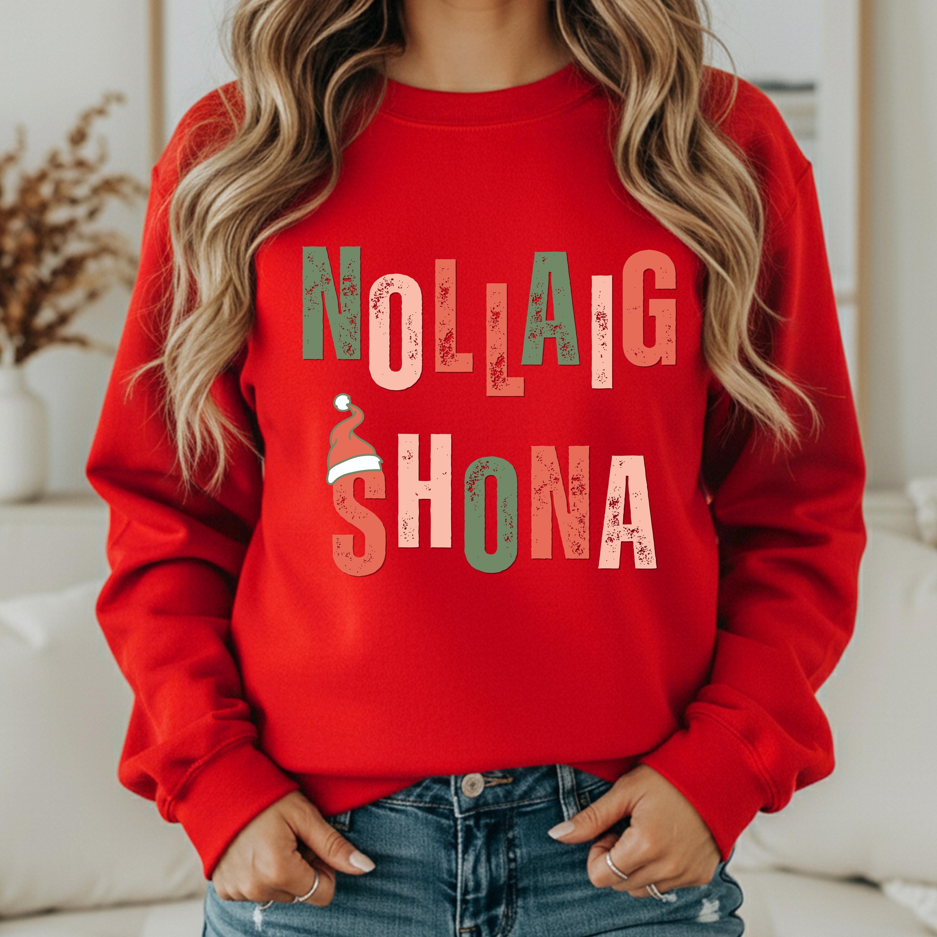 Nollaig Shona Happy Christmas Irish Unisex Heavy Blend Crewneck ...