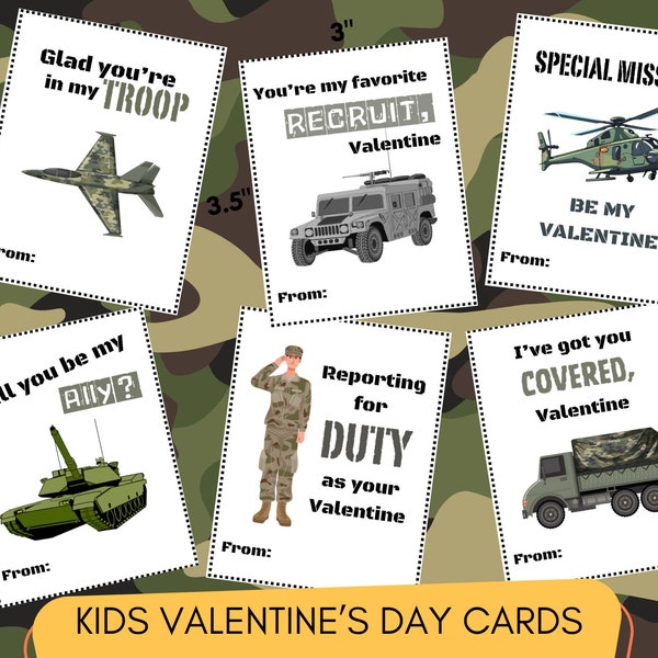 Military Valentine - Etsy