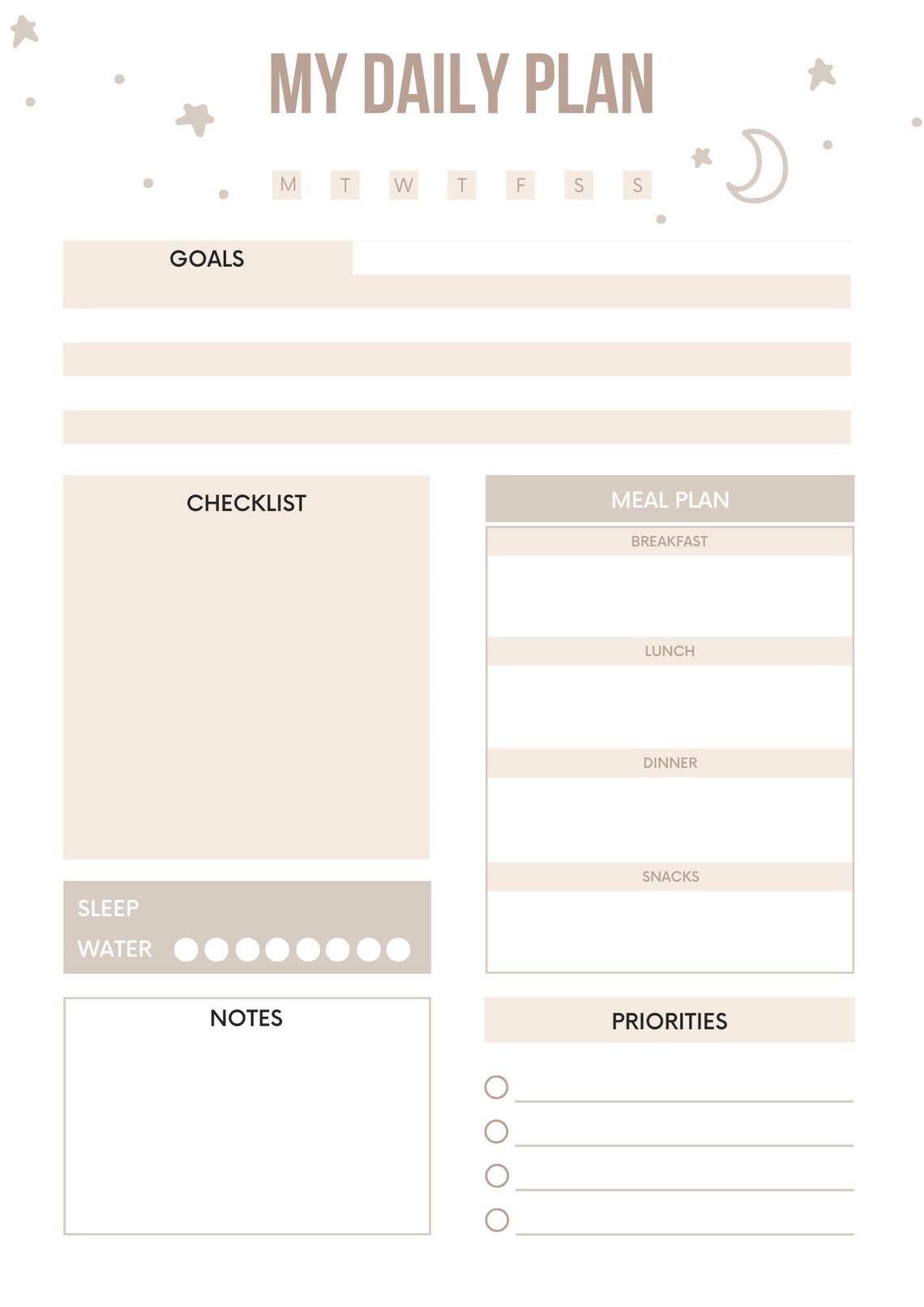 ADHD Planner | ADHD Planner Printable| ADHD Diary Planner | Adhd ...