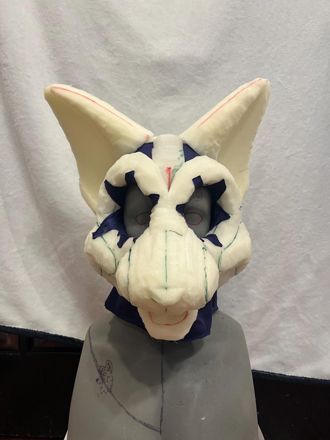 Fox Fursuit Foam Head Base (READ DESCRIPTION) - Etsy