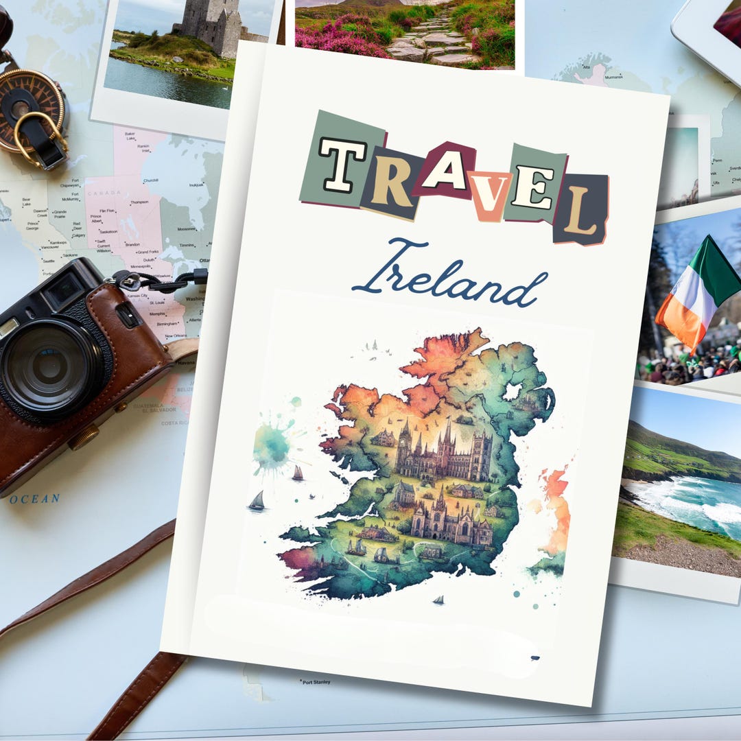 Ireland Travel Planner Journal, Eire Travel Journal, Irish or Dublin ...