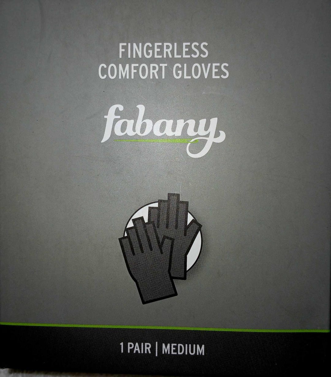 Fabany Fingerless Comfort Gloves Size Medium - Etsy