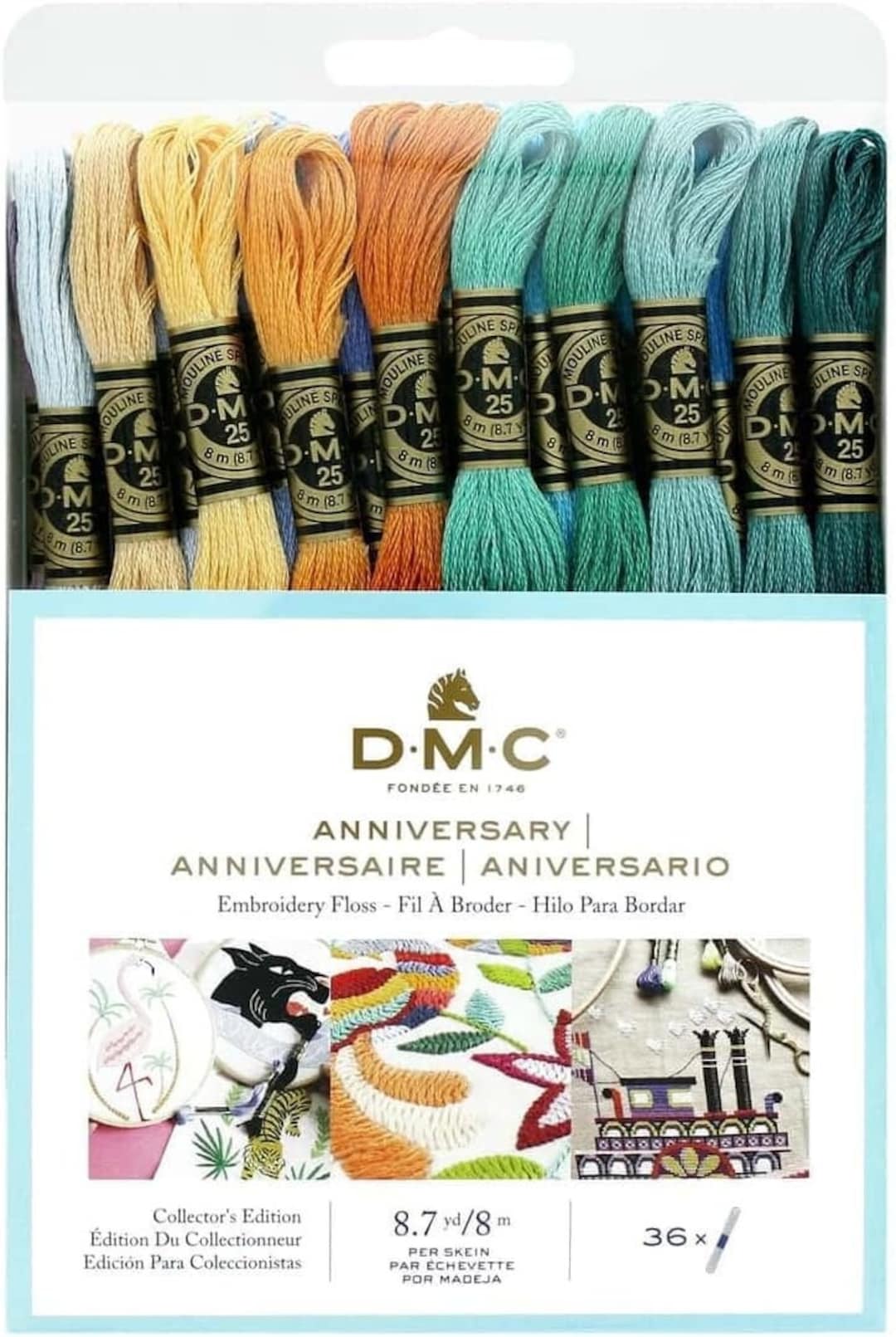 DMC Anniversary Embroidery Floss Collector's Edition 36 Skeins - Etsy