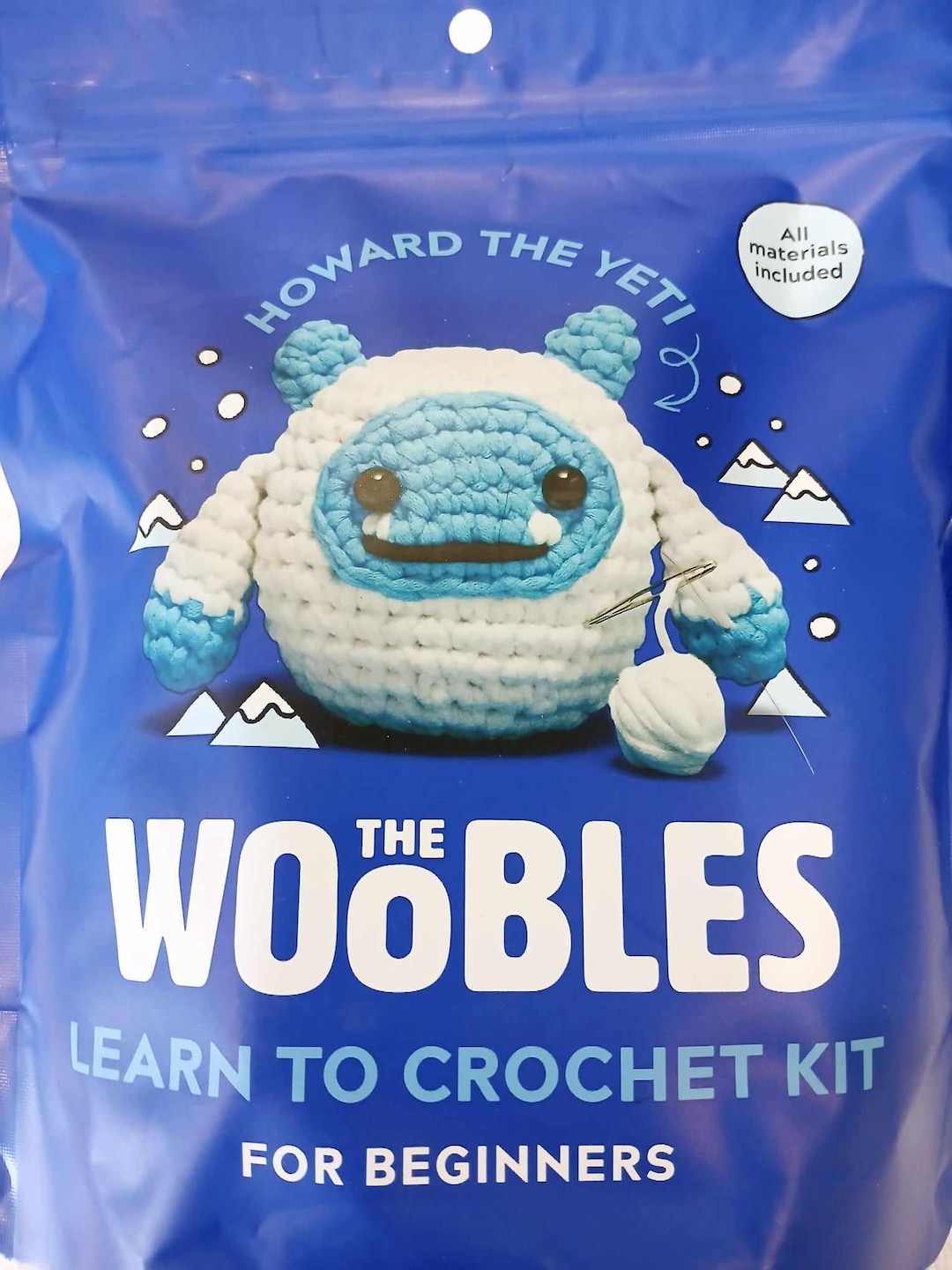 The Woobles Howard the YETI Learn to Crochet Kit for Beginners - Etsy