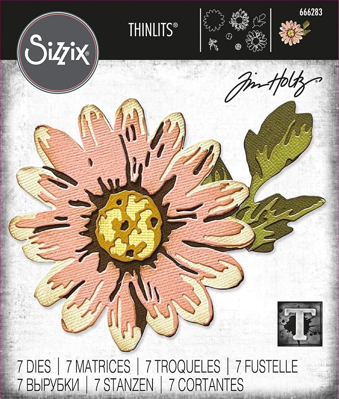 Sizzix Tim Holtz Thinlits Die BLOSSOM Flowers 7 Dies 666283 - Etsy