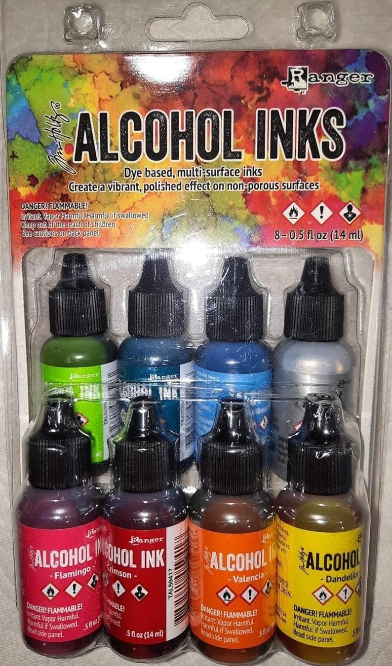 Ranger Tim Holtz Alcohol Ink Set 8 Pack TAK76148 - Etsy