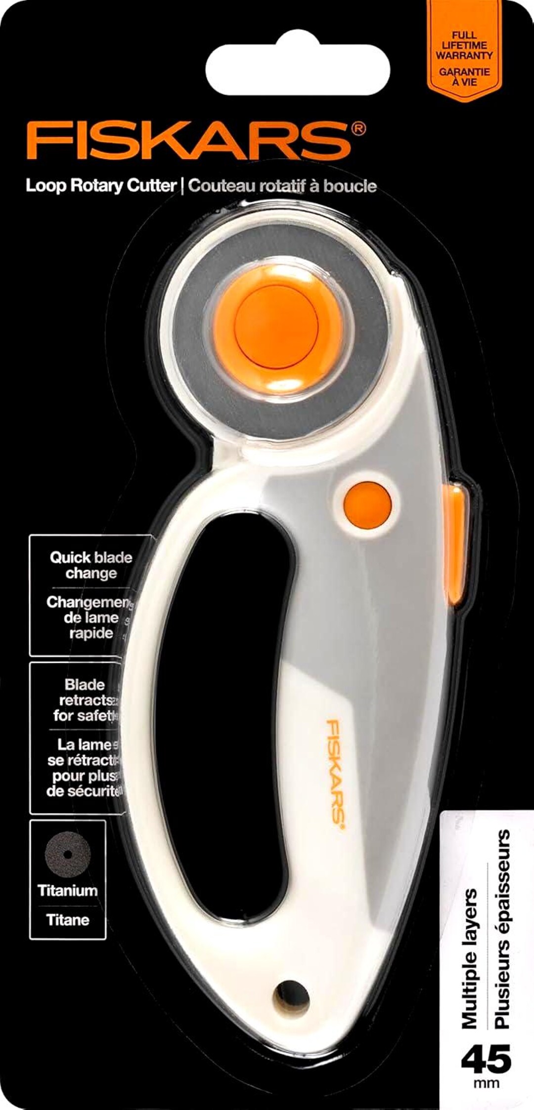 Fiskars Loop Rotary Cutter Titanium Quick Blade Change 45 Mm - Etsy