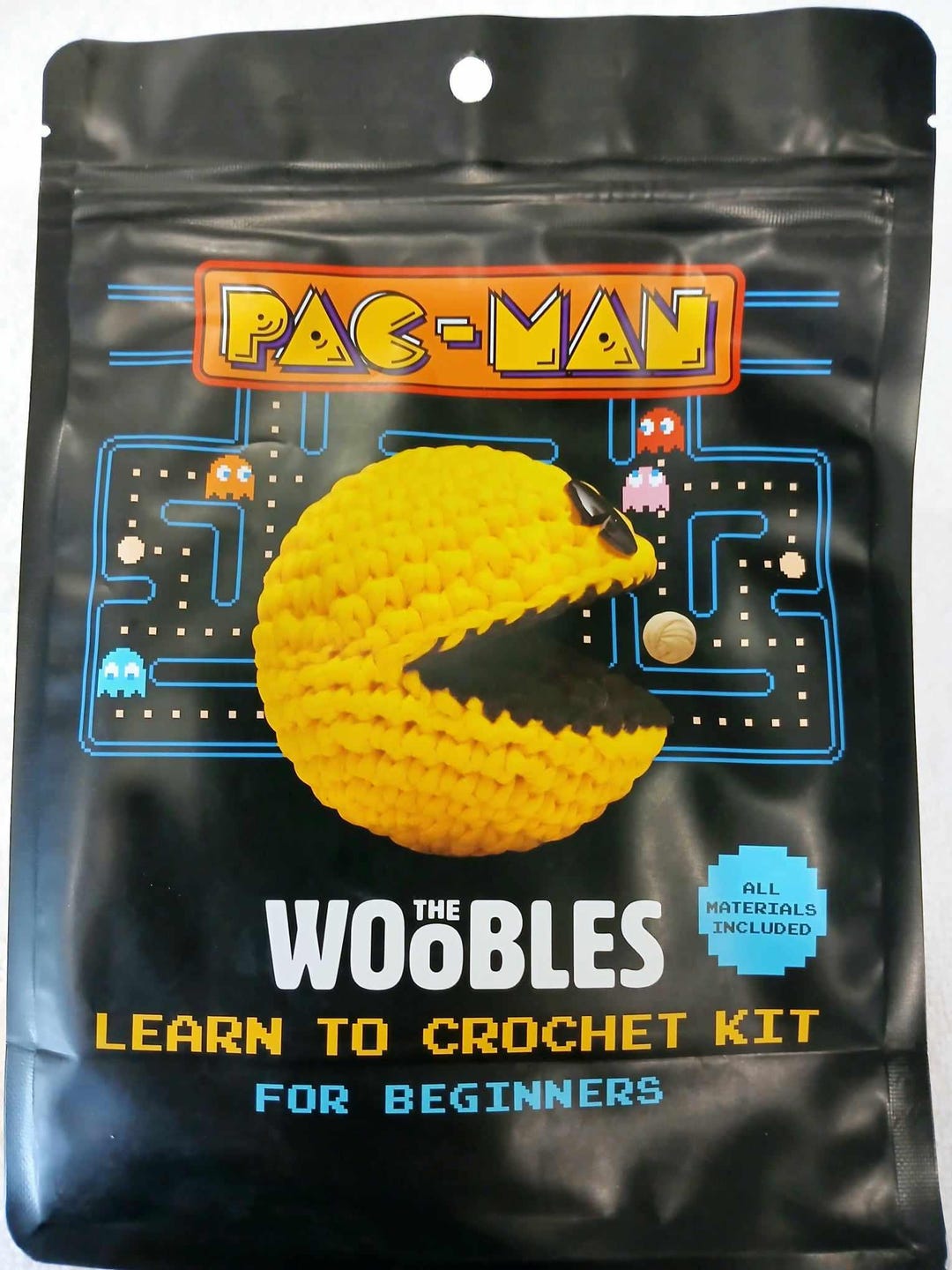 The Woobles PAC-MAN Learn to Crochet Kit for Beginners - Etsy