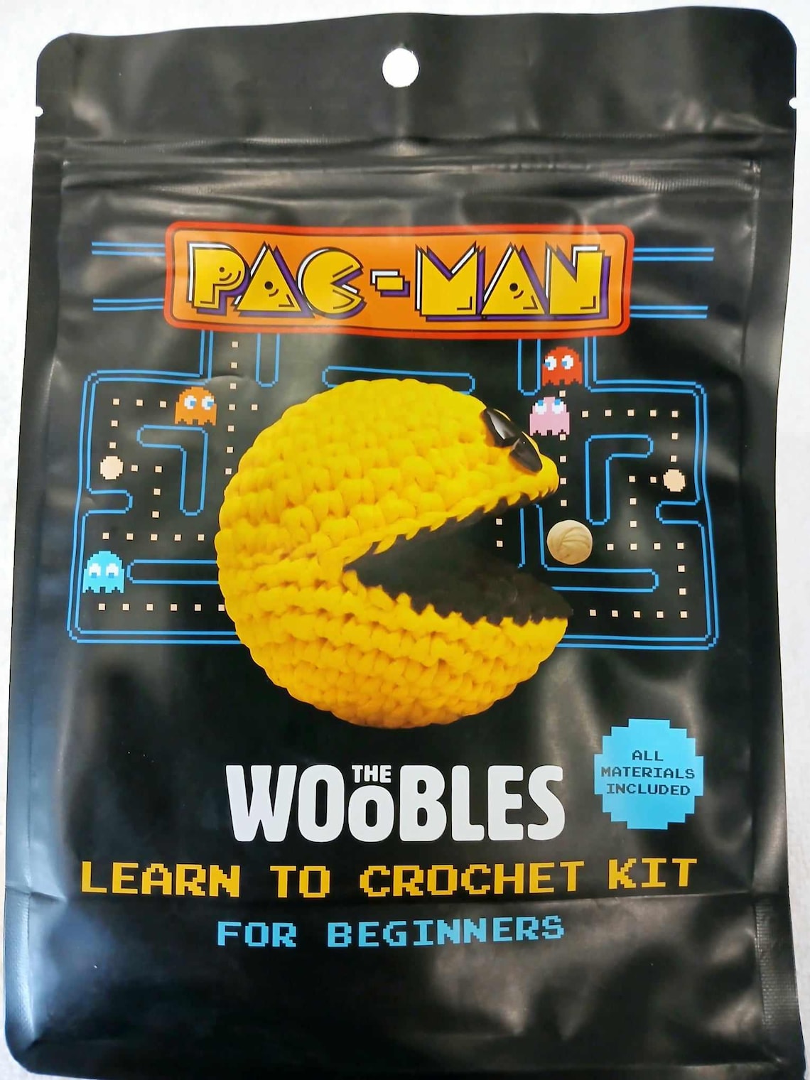 The Woobles PAC-MAN Learn to Crochet Kit for Beginners - Etsy