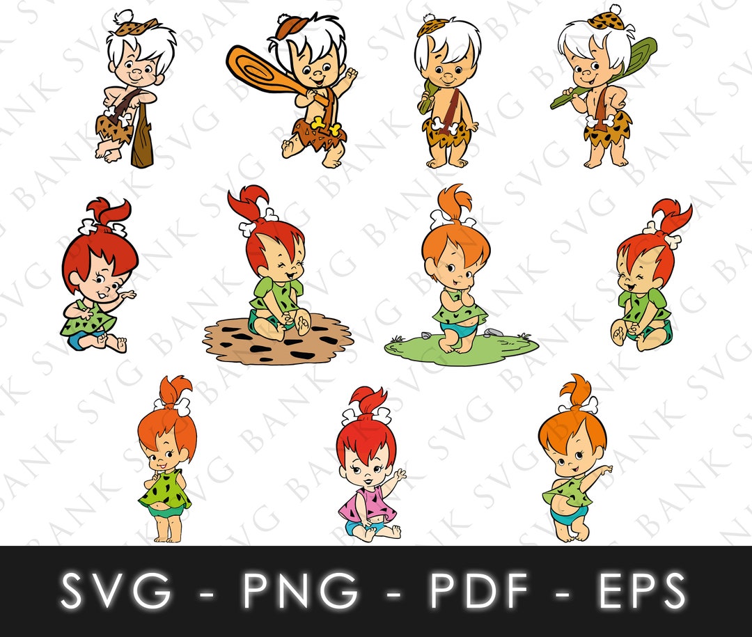 Baby Flintstones SVG, Baby Flintstones Vector, Flintstones SVG ...
