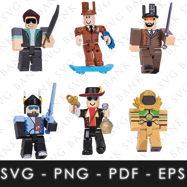Roblox Svg Characters - Etsy