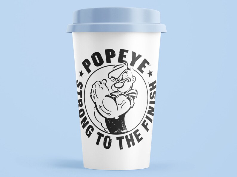 Popeye SVG, Popeye Vector, Popeye Silhouette Svg, Popeye Silhouette ...