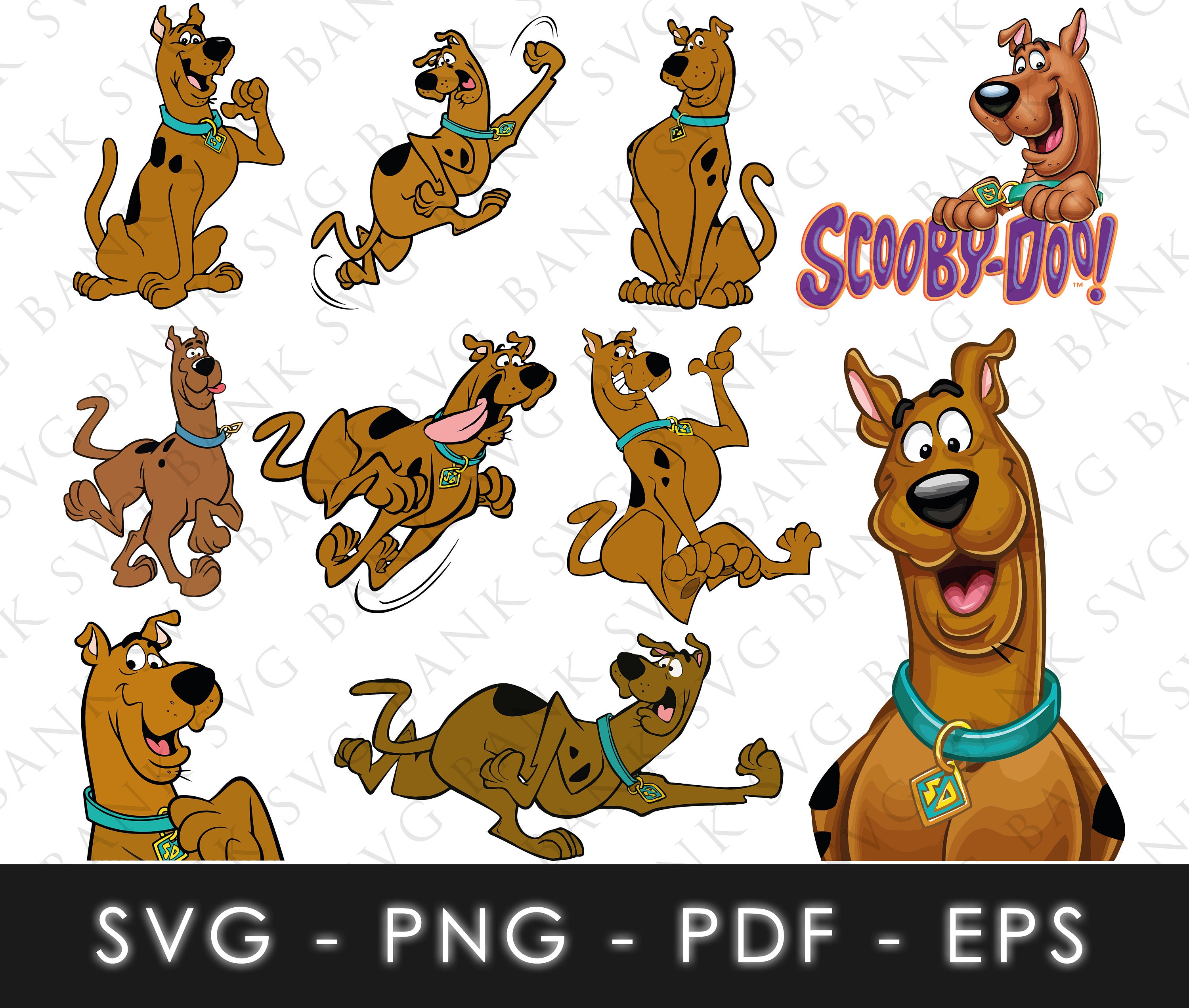 Scooby Doo Svg Scooby Doo Vector Scooby Doo Files Scooby Doo Svg Bundle Scooby Doo Clipart