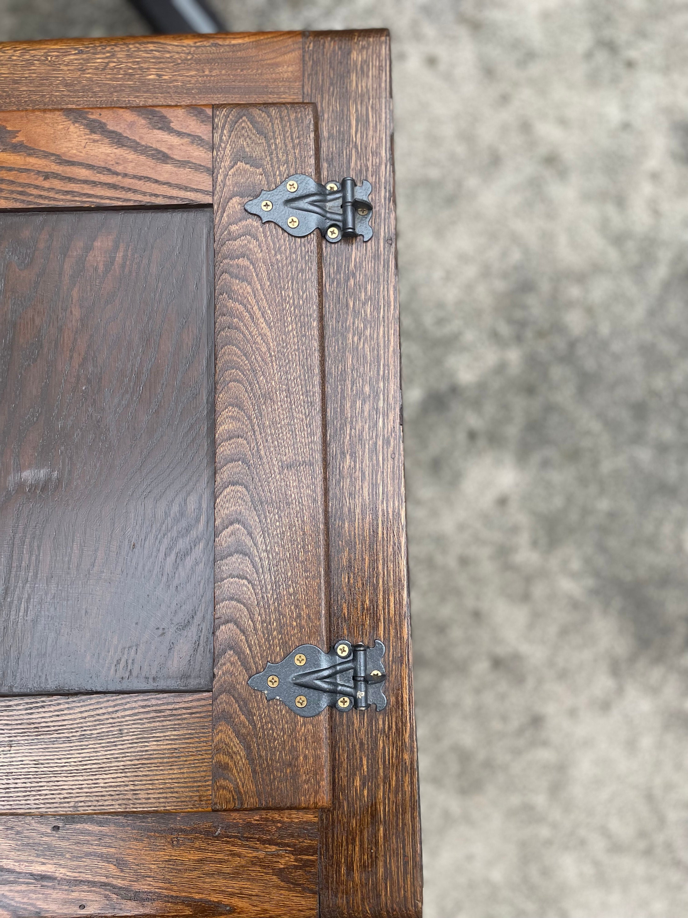 Antique Mission Oak Ice Chest - Etsy