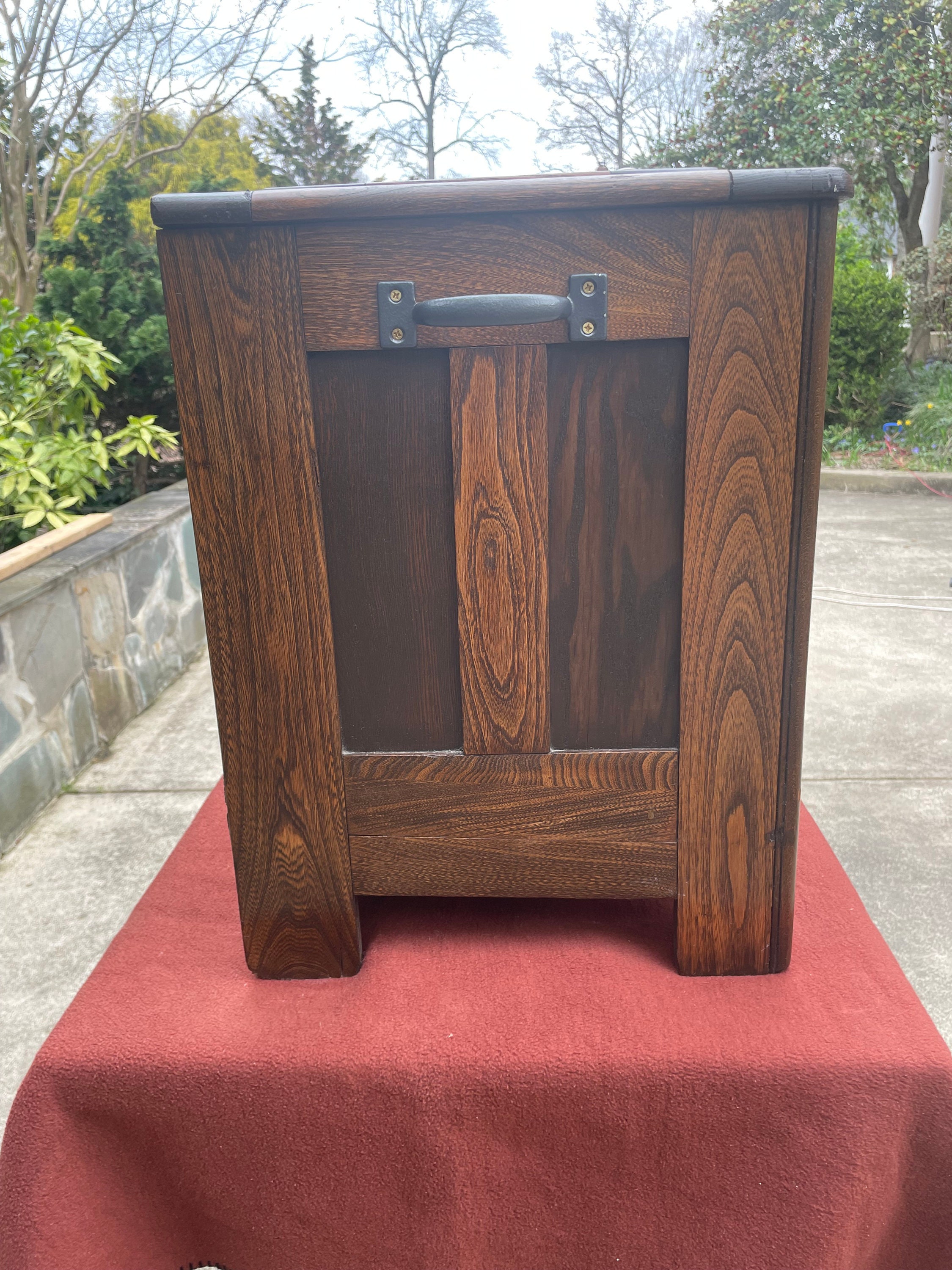 Antique Mission Oak Ice Chest - Etsy
