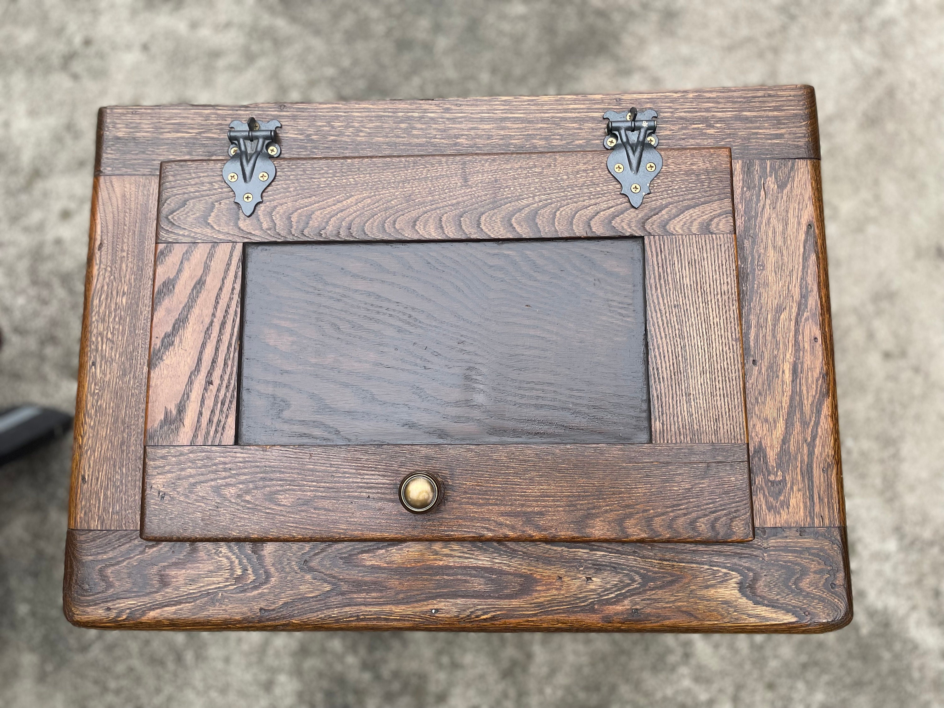 Antique Mission Oak Ice Chest - Etsy